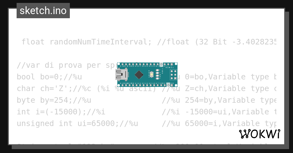 Sprintf Wokwi Arduino And Esp32 Simulator