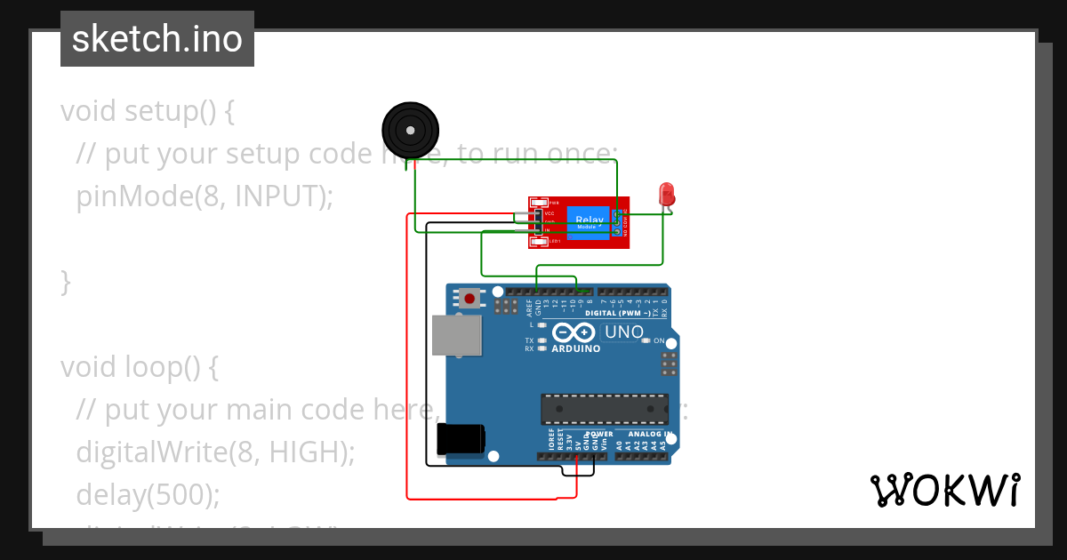 Relay - Wokwi ESP32, STM32, Arduino Simulator