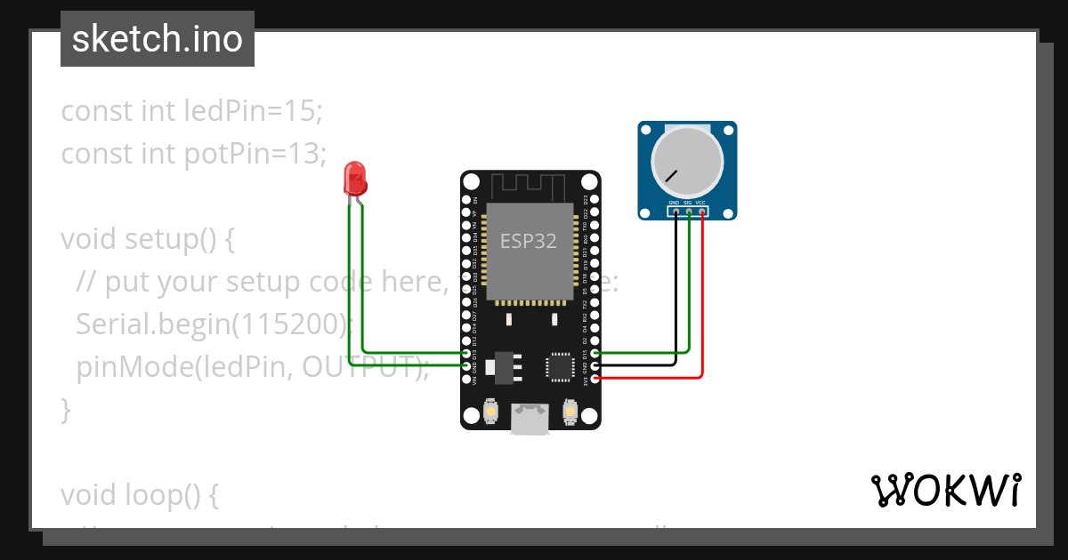ex1 - Wokwi ESP32, STM32, Arduino Simulator