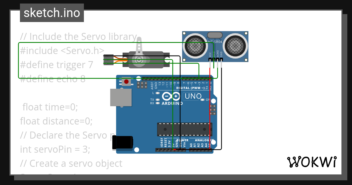 krunal radar - Wokwi ESP32, STM32, Arduino Simulator