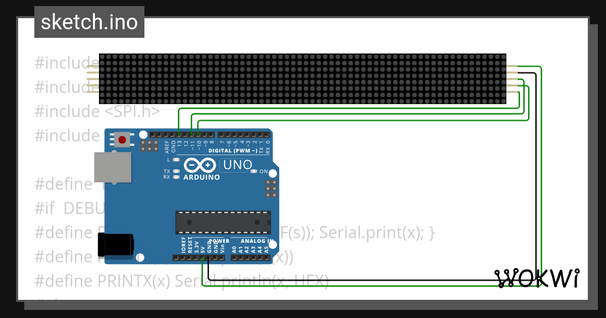 Matrix - Wokwi ESP32, STM32, Arduino Simulator