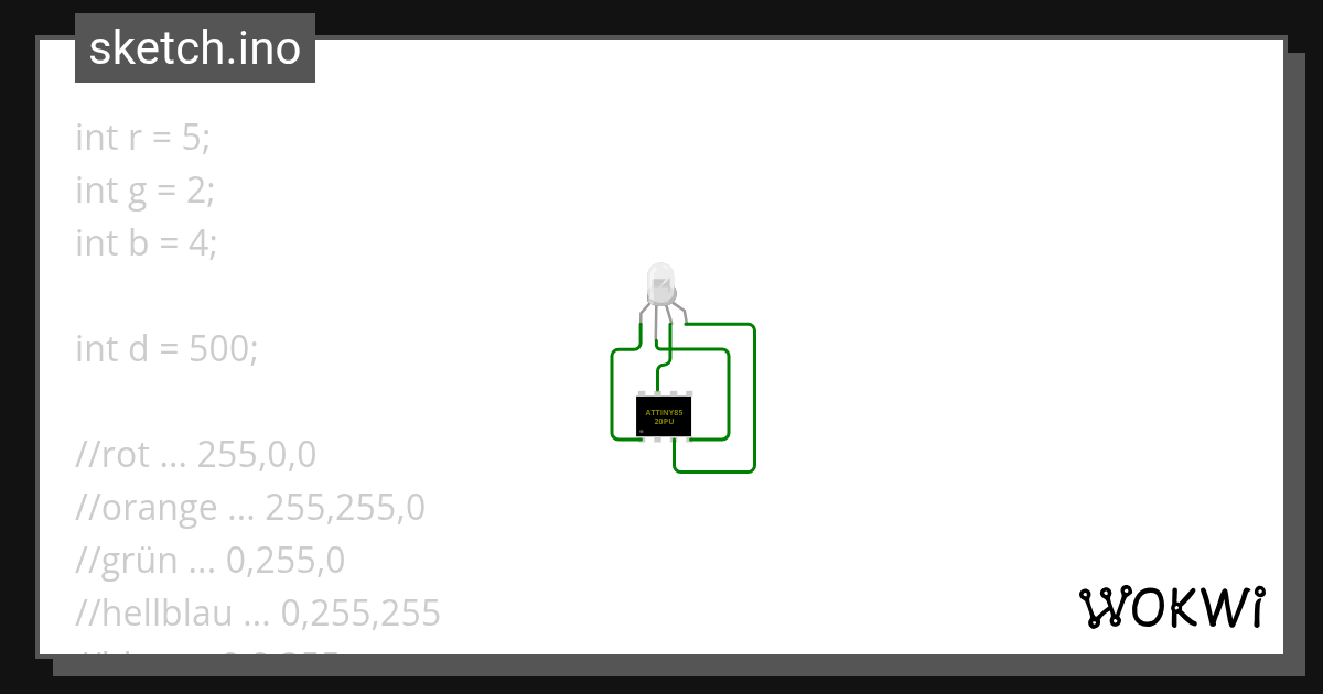 Rgb Wokwi Esp32 Stm32 Arduino Simulator 7180