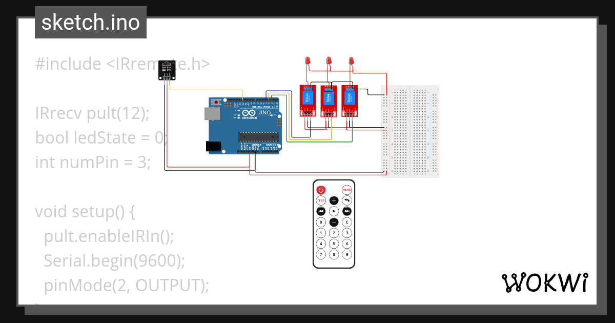 Rele sb 14 - Wokwi ESP32, STM32, Arduino Simulator