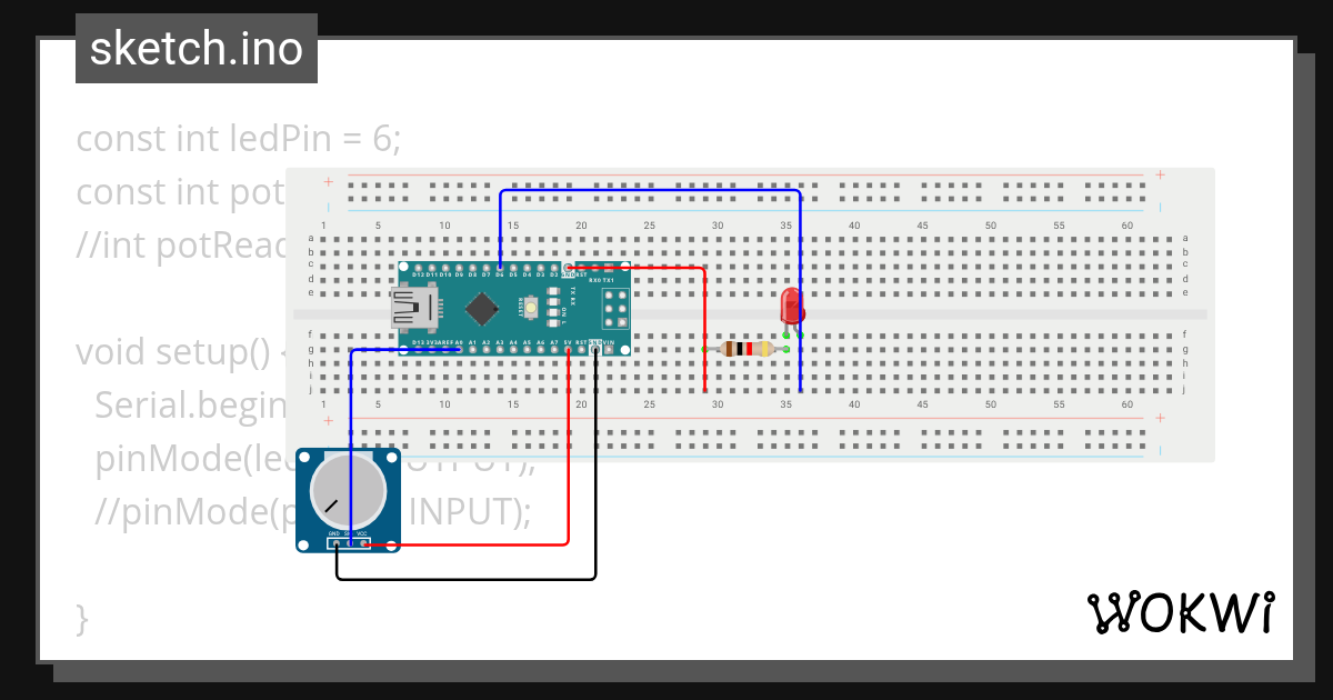 Setup Light Dimmer Wokwi Esp32 Stm32 Arduino Simulator 