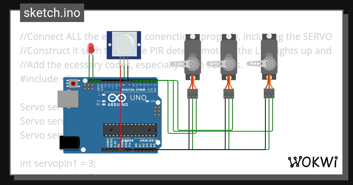 Pir Sensor Activity 1 Copy Wokwi Esp32 Stm32 Arduino Simulator