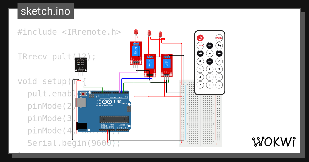 Relelampa Wokwi Esp32 Stm32 Arduino Simulator