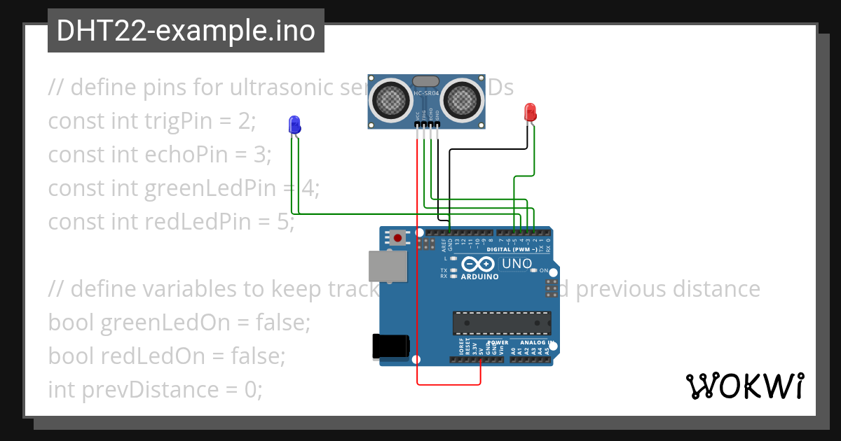 Ultraschall V3 Copy - Wokwi ESP32, STM32, Arduino Simulator