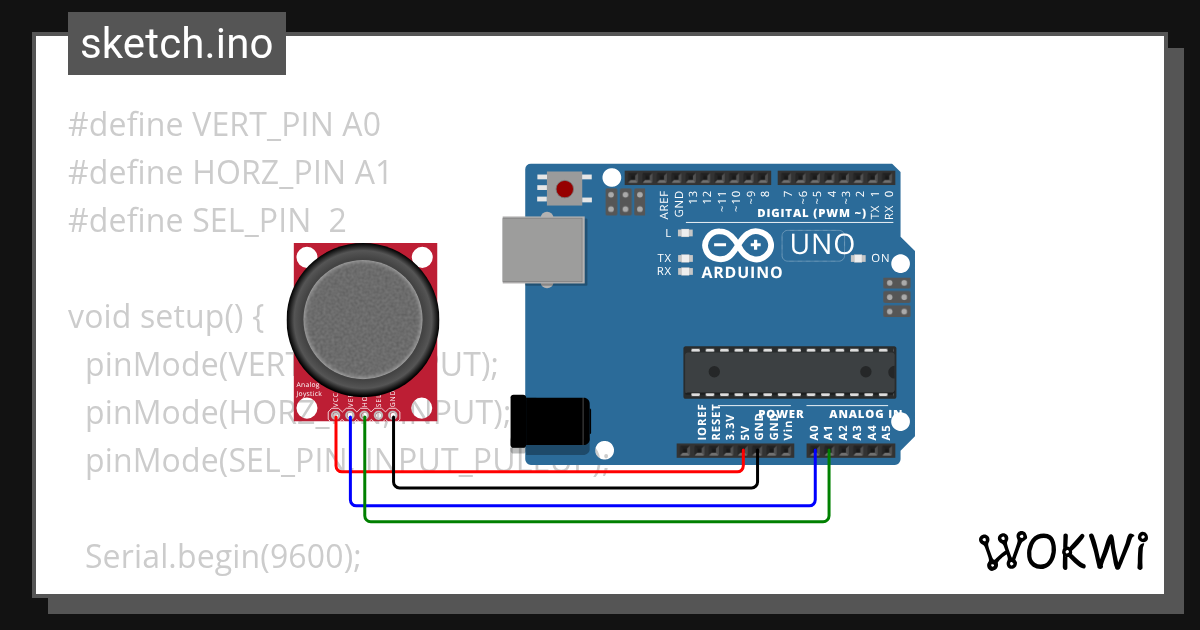 Wokwi Analog Joystick Wokwi Esp32 Stm32 Arduino Simulator 4842