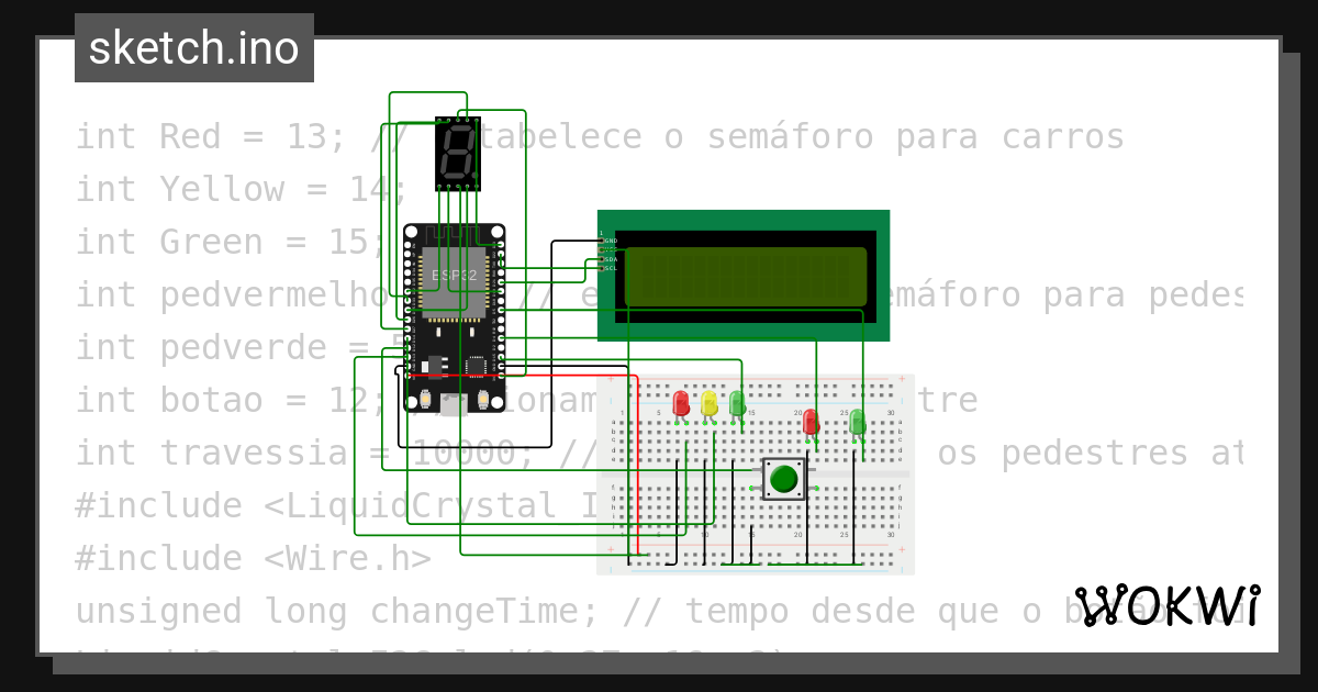 P1 Projeto 1 99 Certo Wokwi Esp32 Stm32 Arduino Simulator