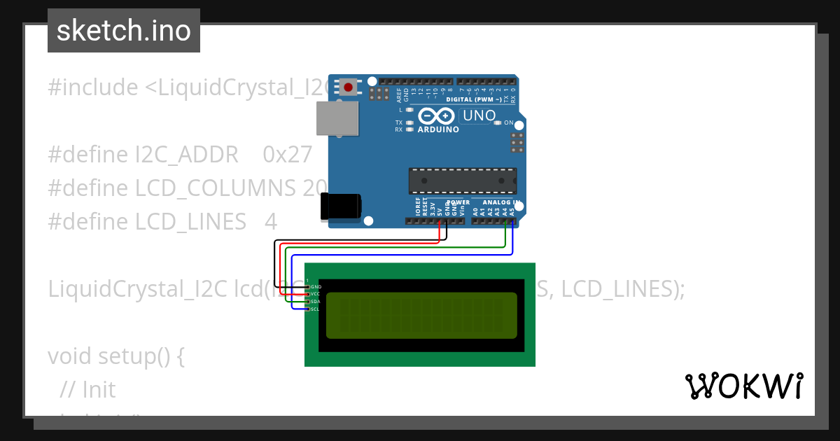 Lcd Wokwi Esp32 Stm32 Arduino Simulator