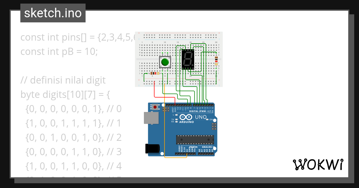 7 Segment With Pb Copy Copy Copy Wokwi Esp32 Stm32 Arduino Simulator