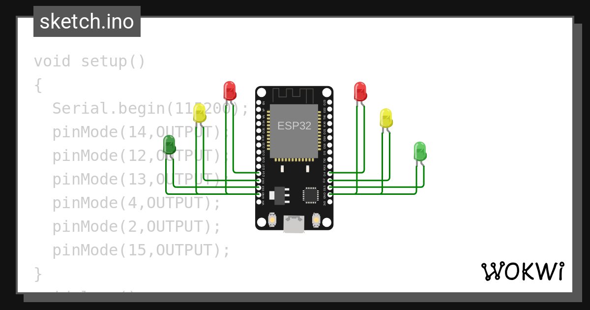 Anand Prasad Traffic Light Wokwi Esp32 Stm32 Arduino Simulator