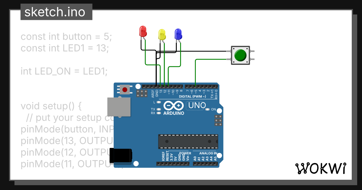 if else - Wokwi ESP32, STM32, Arduino Simulator
