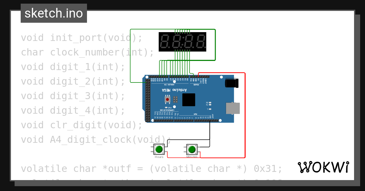Clock Projectday 3 Digi Clock Wokwi Esp32 Stm32 Arduino Simulator