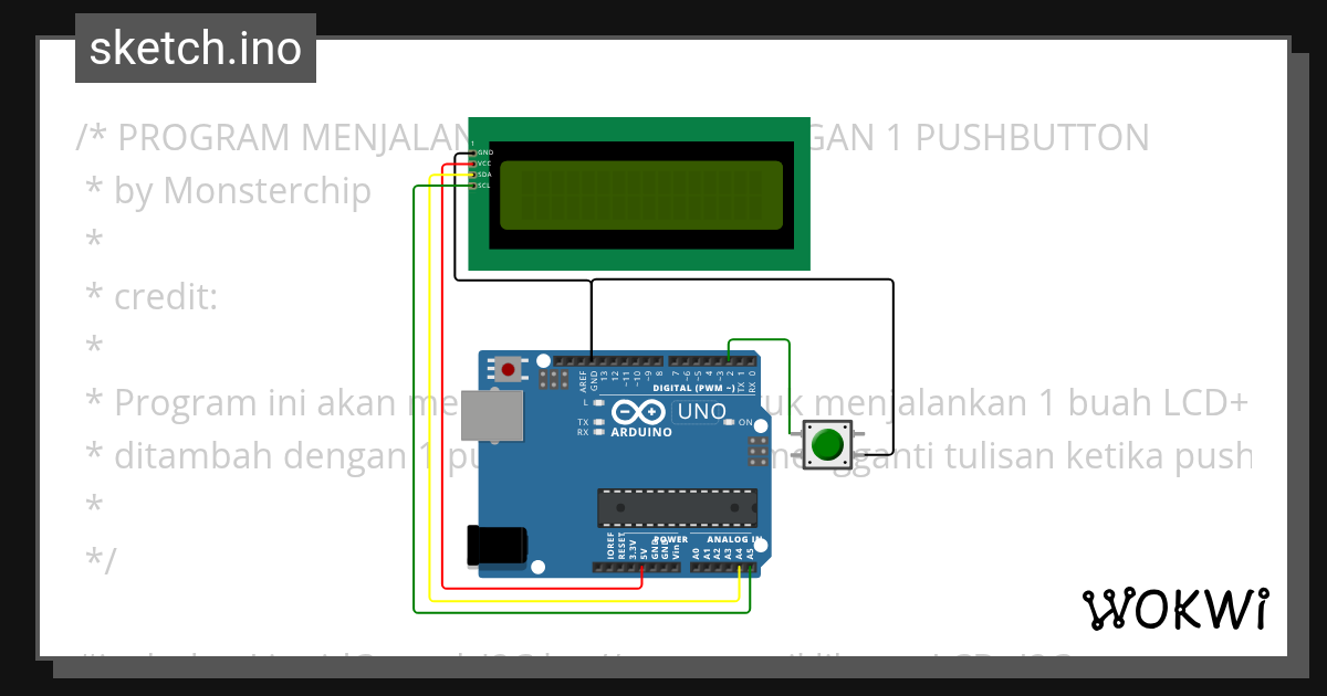 LCD PB - Wokwi ESP32, STM32, Arduino Simulator