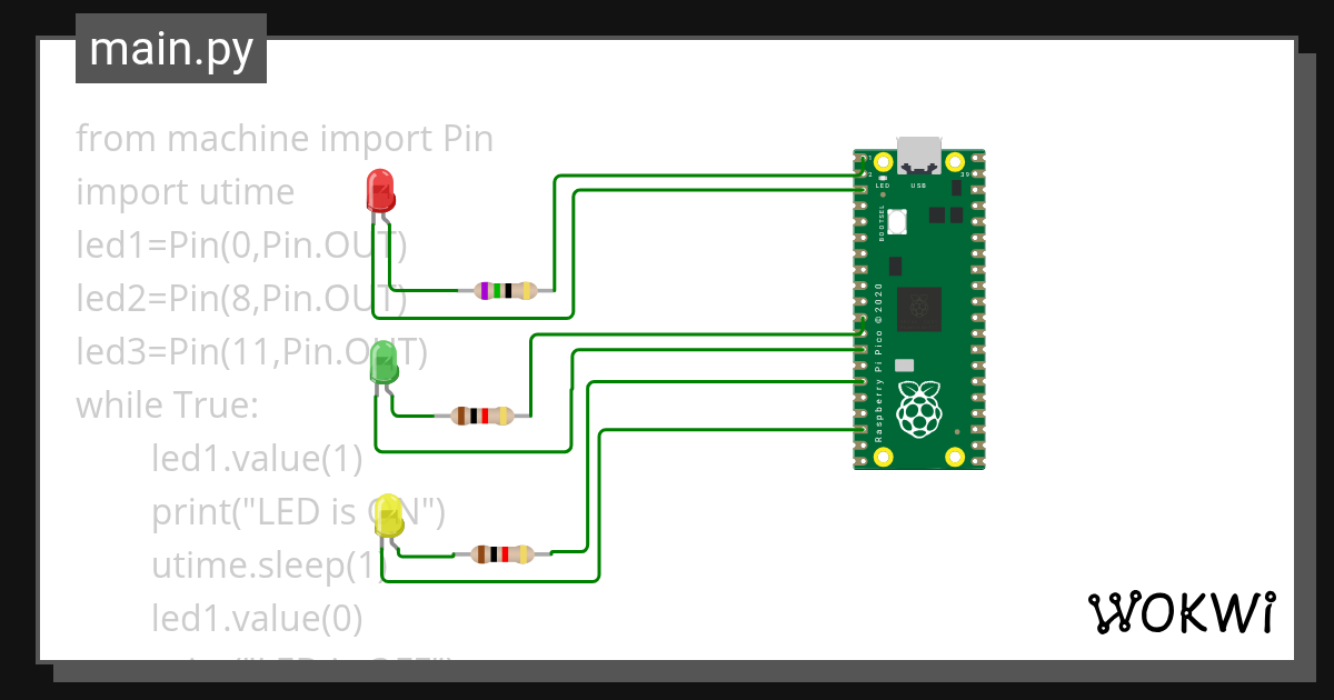 MINI PROJECT - Wokwi ESP32, STM32, Arduino Simulator