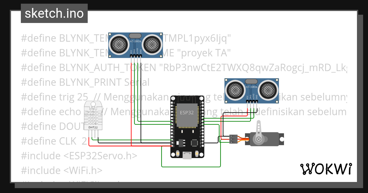 3 SENSOR - Wokwi ESP32, STM32, Arduino Simulator