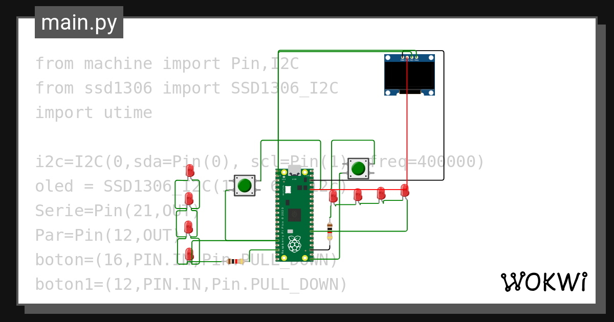 Ejercicio 2 Wokwi Esp32 Stm32 Arduino Simulator 6057
