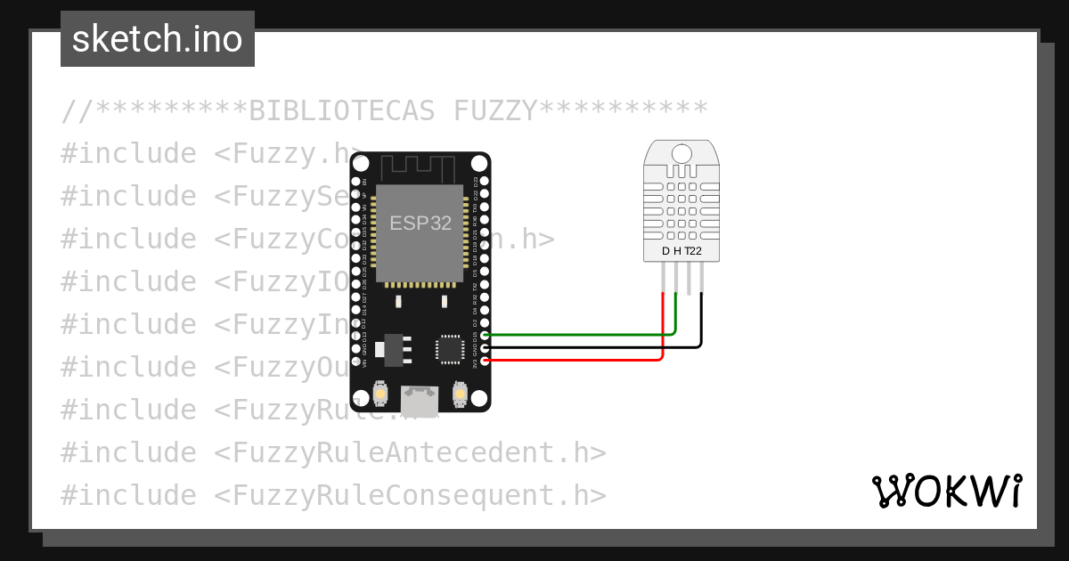 Controle Fuzzy Com Esp Wokwi Esp32 Stm32 Arduino Simulator