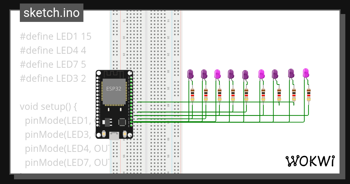 tugas 5 - Wokwi ESP32, STM32, Arduino Simulator