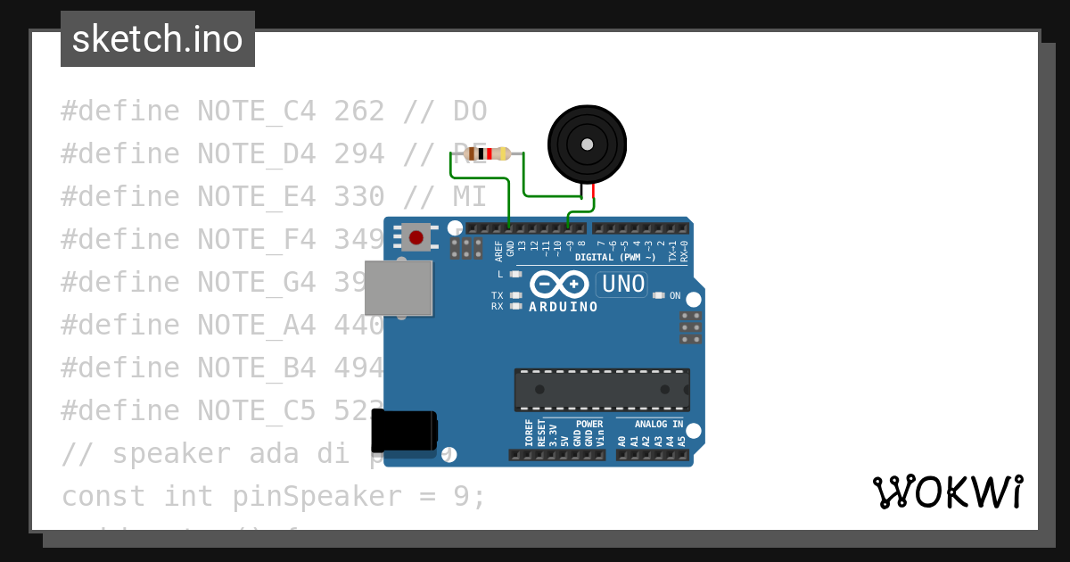 Program Doremi Wokwi Esp32 Stm32 Arduino Simulator 5624