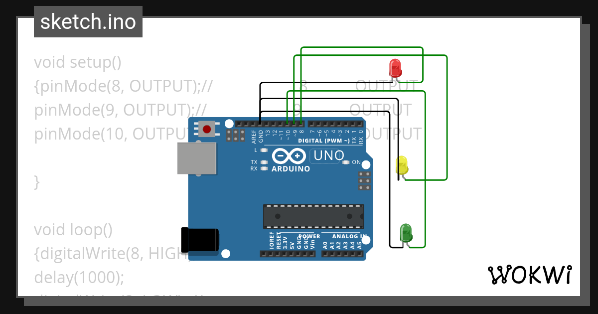 Lab1 - Wokwi ESP32, STM32, Arduino Simulator