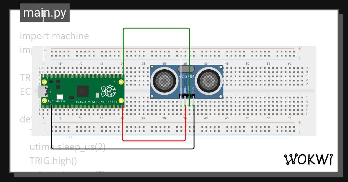 Ultrasound Wokwi Esp32 Stm32 Arduino Simulator 4298