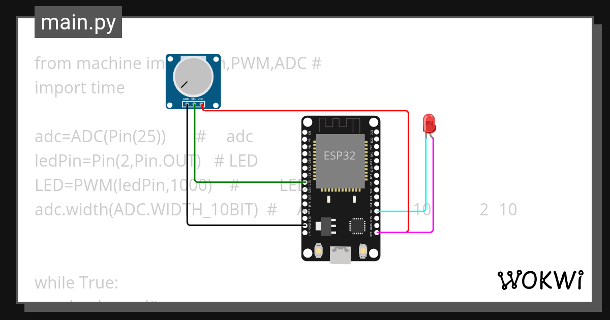 3A913225_李尚宥 LAB 2-1 - Wokwi ESP32, STM32, Arduino Simulator