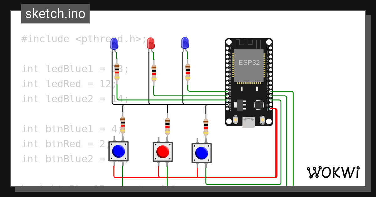 Esercitazione Wokwi Esp32 Stm32 Arduino Simulator