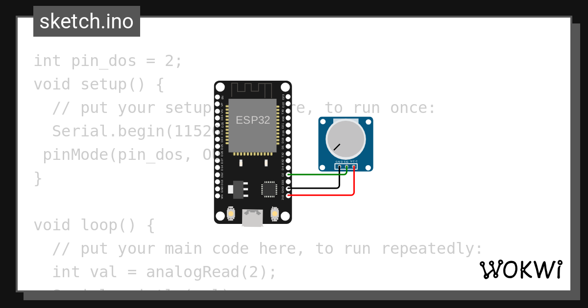 Potentiometerbasic Wokwi Esp32 Stm32 Arduino Simulator