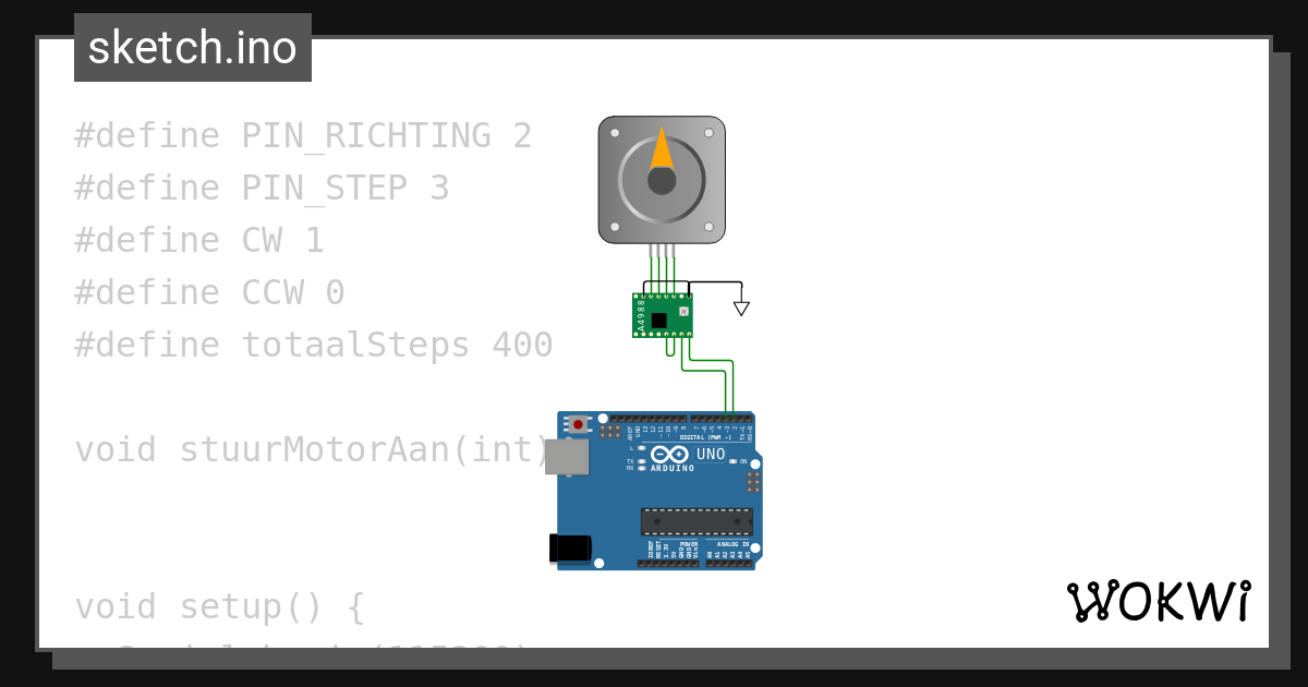 Functie Parameter Stappenmotor Wokwi Esp32 Stm32 Arduino Simulator 3922