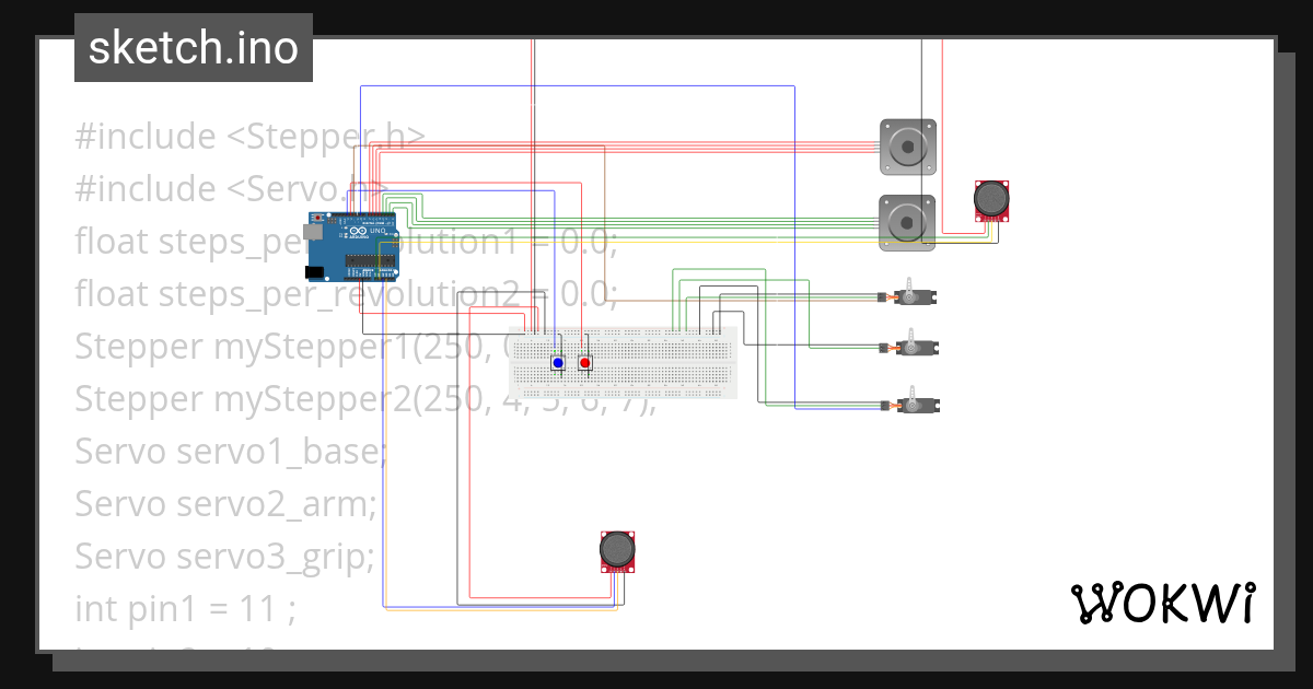 Robotic arm_MRCU_new design Copy - Wokwi ESP32, STM32, Arduino Simulator
