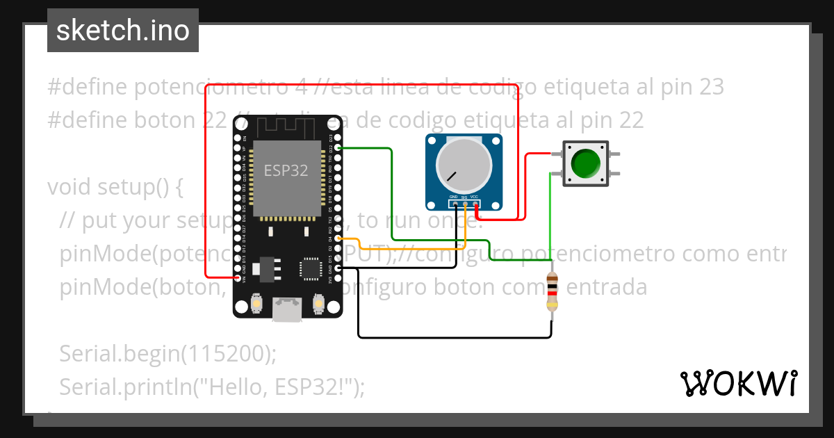 Entrada Analogica Digital Wokwi Esp32 Stm32 Arduino Simulator 2613