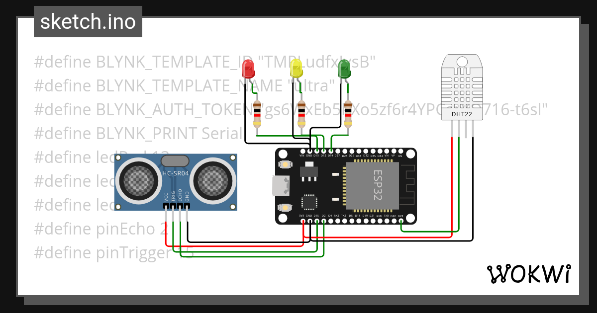 3 sensor-IoT - Wokwi ESP32, STM32, Arduino Simulator