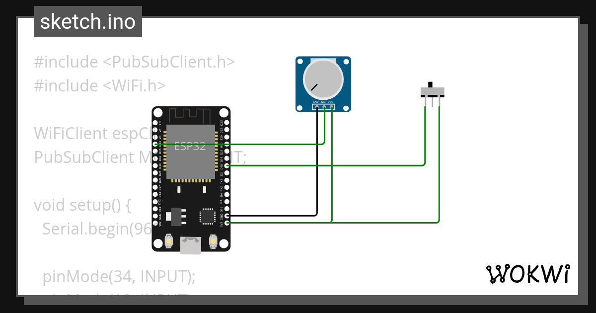 PROJEKT ESP - Wokwi ESP32, STM32, Arduino Simulator