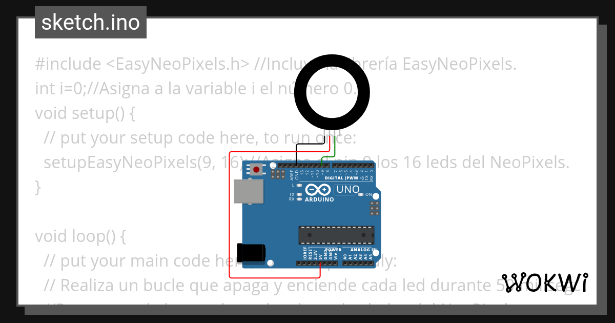 Neopixels Ring I Wokwi Esp32 Stm32 Arduino Simulator 8919