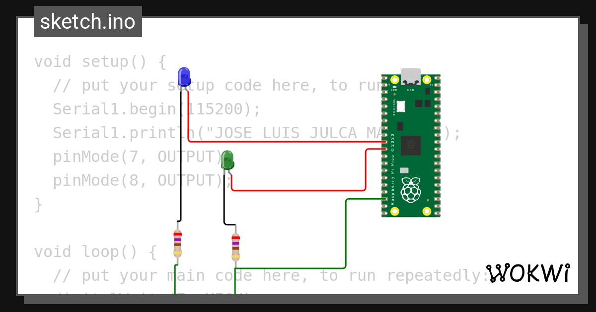 Ejemplo 2 Wokwi Esp32 Stm32 Arduino Simulator 4502