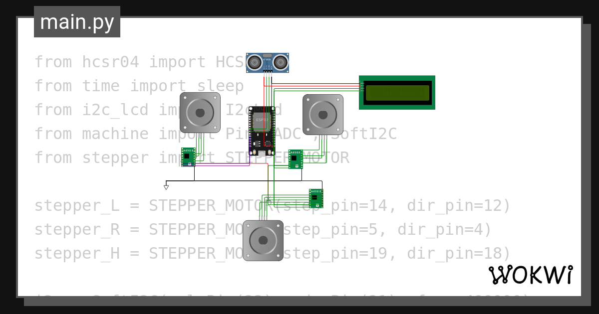 Đo Khoảng Cách Wokwi Esp32 Stm32 Arduino Simulator 4255