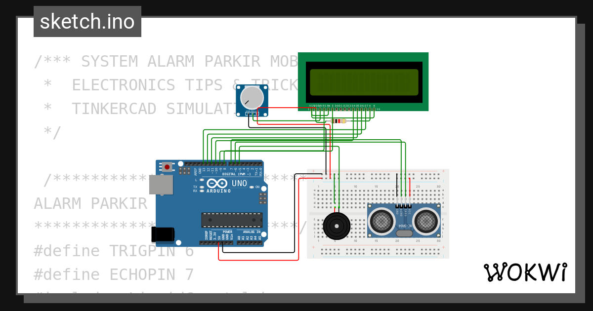 Lampu Mobil Wokwi Esp32 Stm32 Arduino Simulator