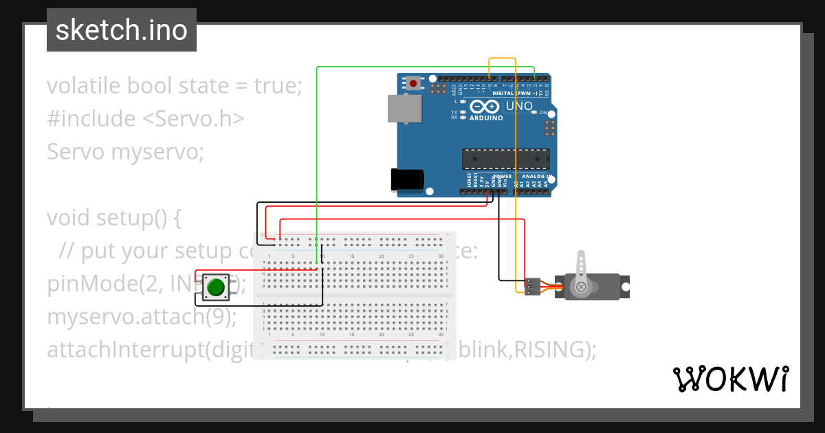 Servo Wokwi Esp32 Stm32 Arduino Simulator