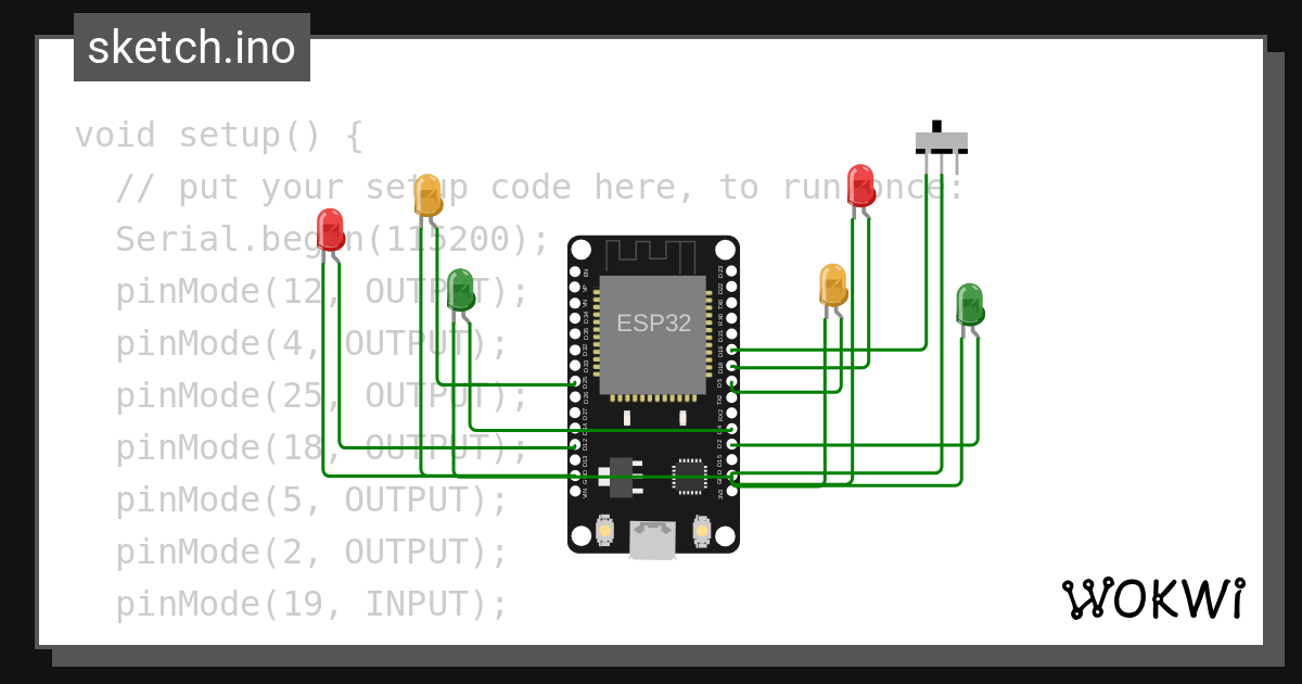 Ledandswitch Wokwi Esp32 Stm32 Arduino Simulator 9131