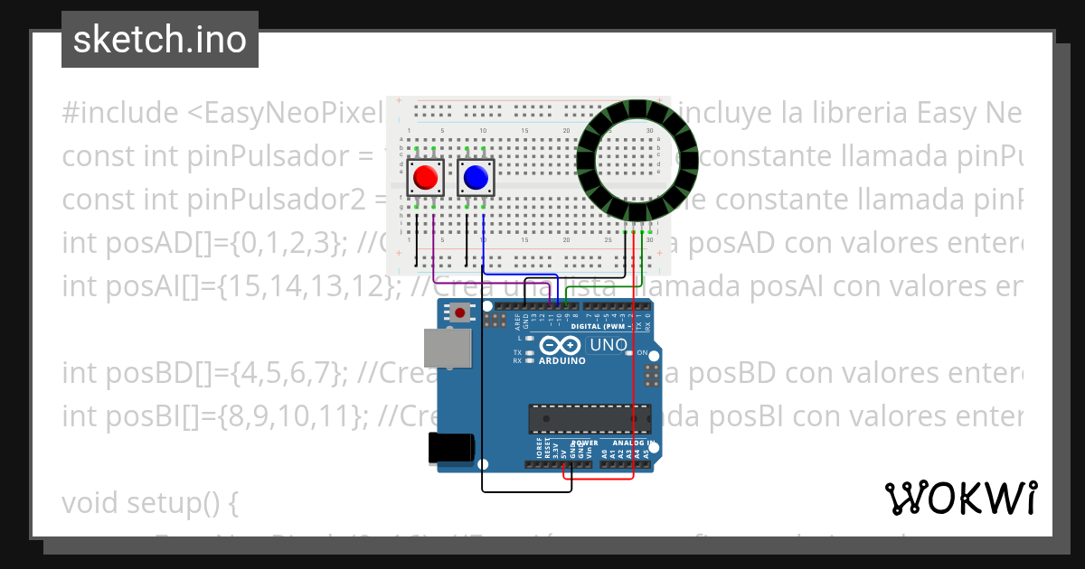 NeoPixel 3 - Wokwi ESP32, STM32, Arduino Simulator