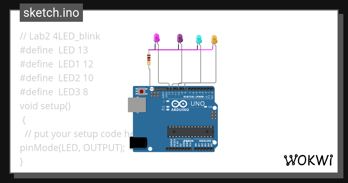 Lad 2 - Wokwi ESP32, STM32, Arduino Simulator