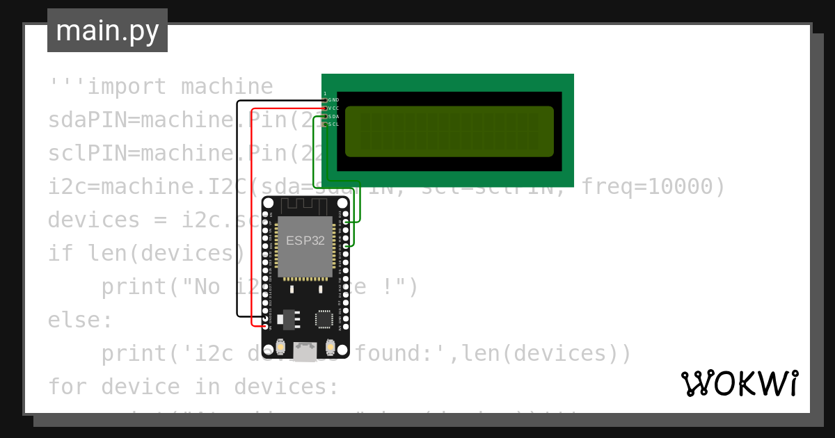 I2c Interfacemicropython Wokwi Esp32 Stm32 Arduino Simulator 9856