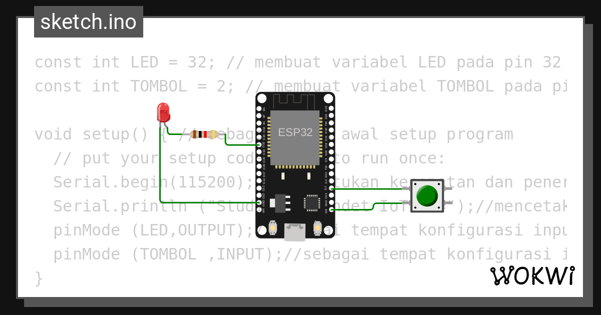 Si Iot 4 5b Pertemuan 8 Wokwi Esp32 Stm32 Arduino Simulator