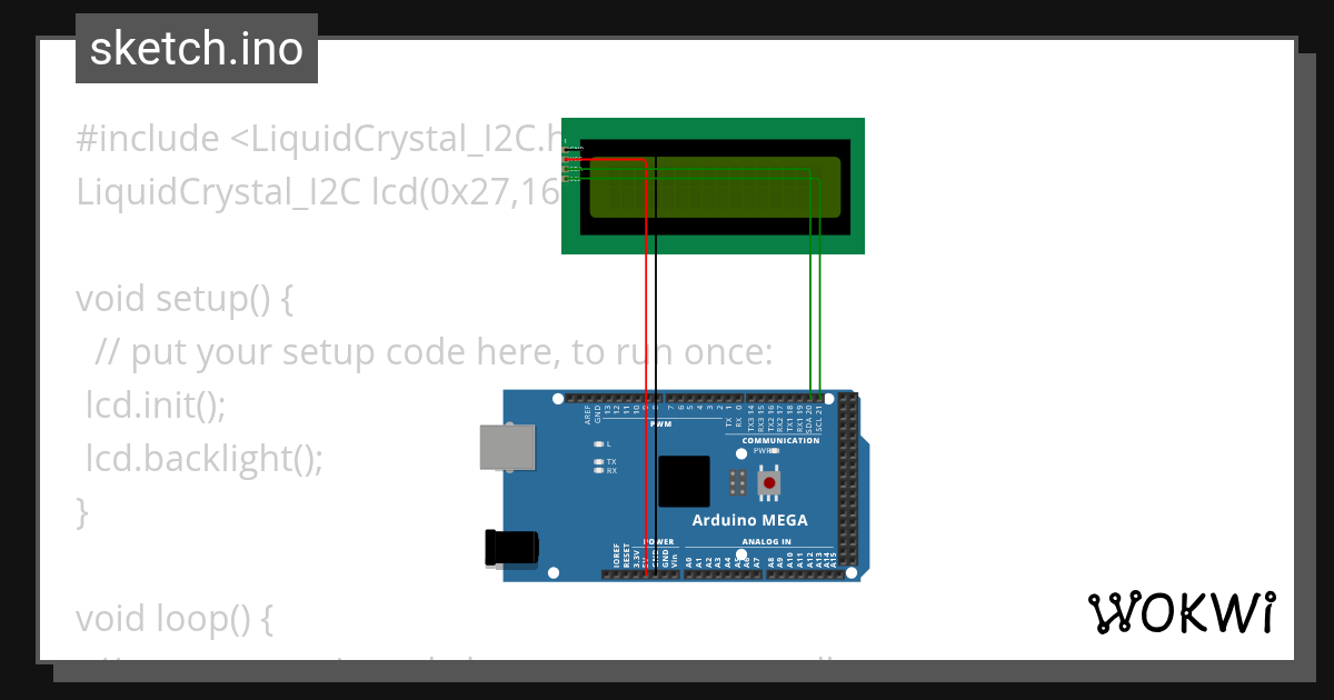 lcd - Wokwi ESP32, STM32, Arduino Simulator