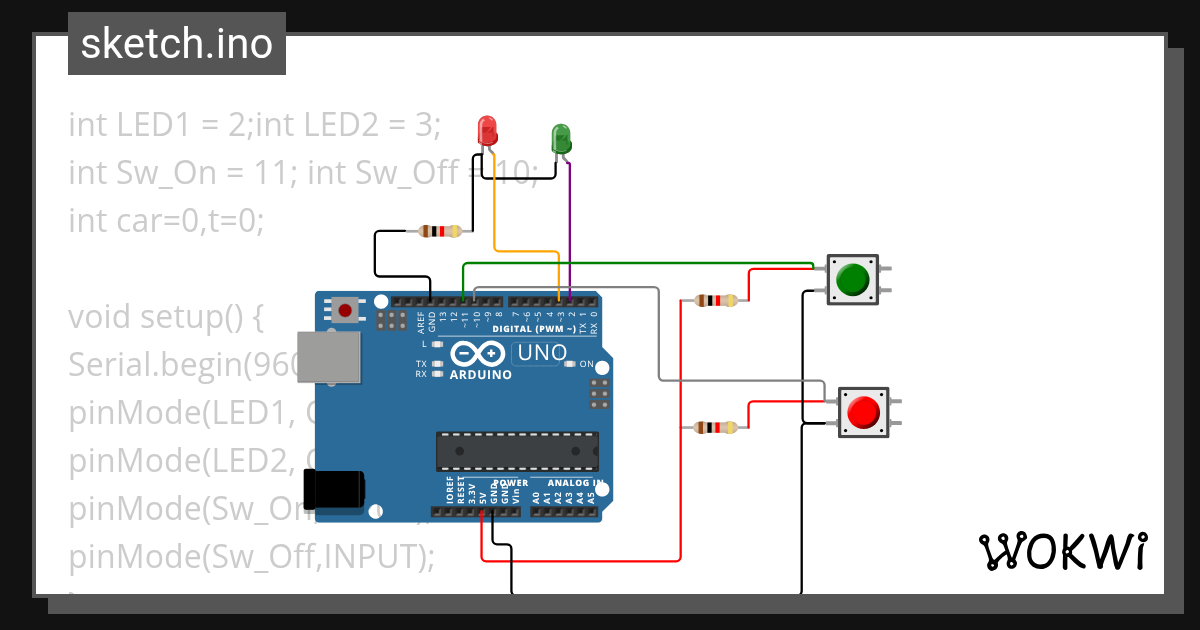 ใบงาน 8 ข้อ 3 Wokwi Arduino And Esp32 Simulator 8612