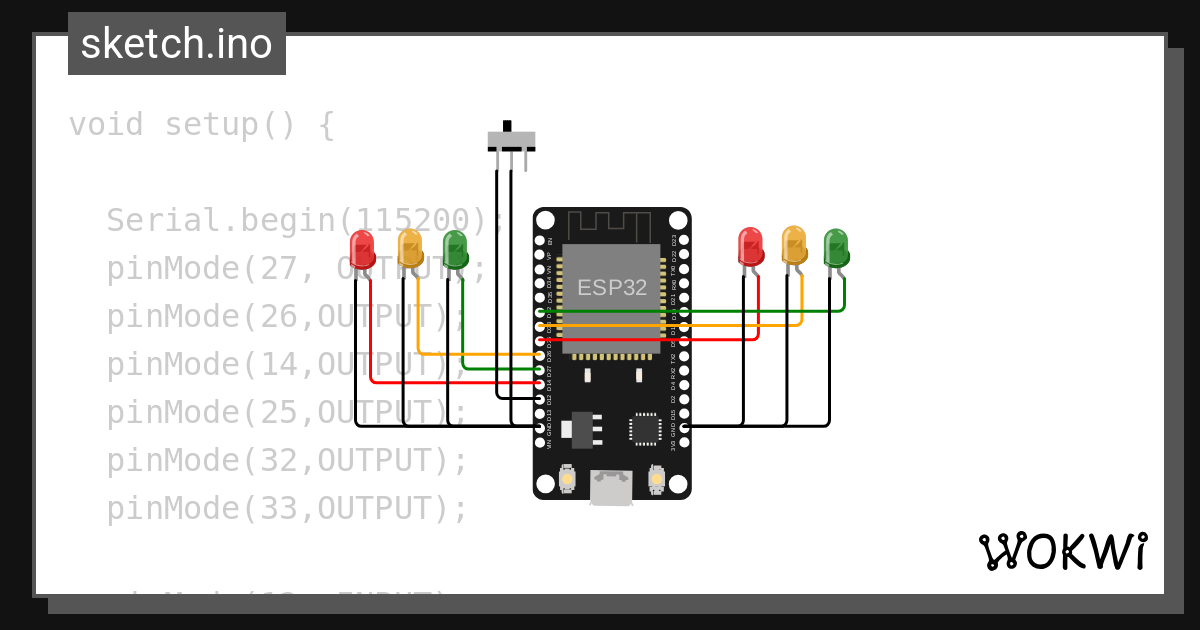 Switch Wokwi Esp32 Stm32 Arduino Simulator 9557
