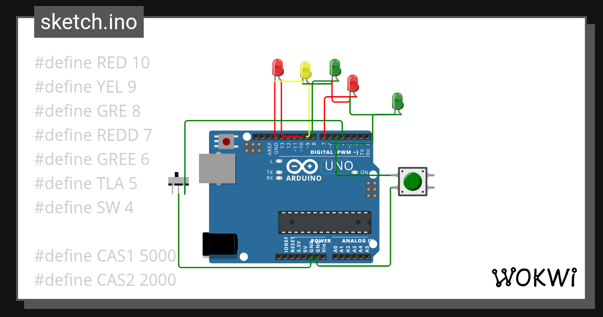 uno - Wokwi ESP32, STM32, Arduino Simulator