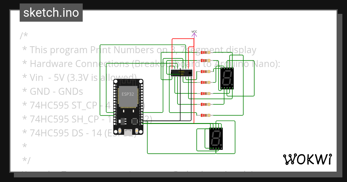 Wokwi - Online ESP32, STM32, Arduino Simulator
